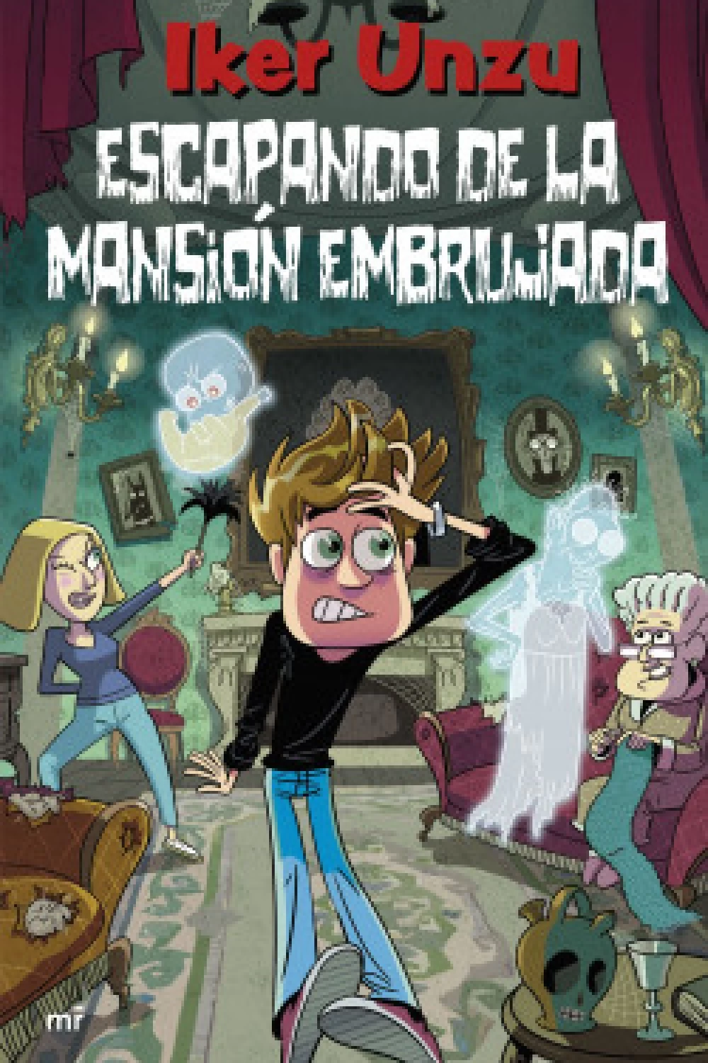 Libro Escapando de la mansión embrujada, Iker Unzu